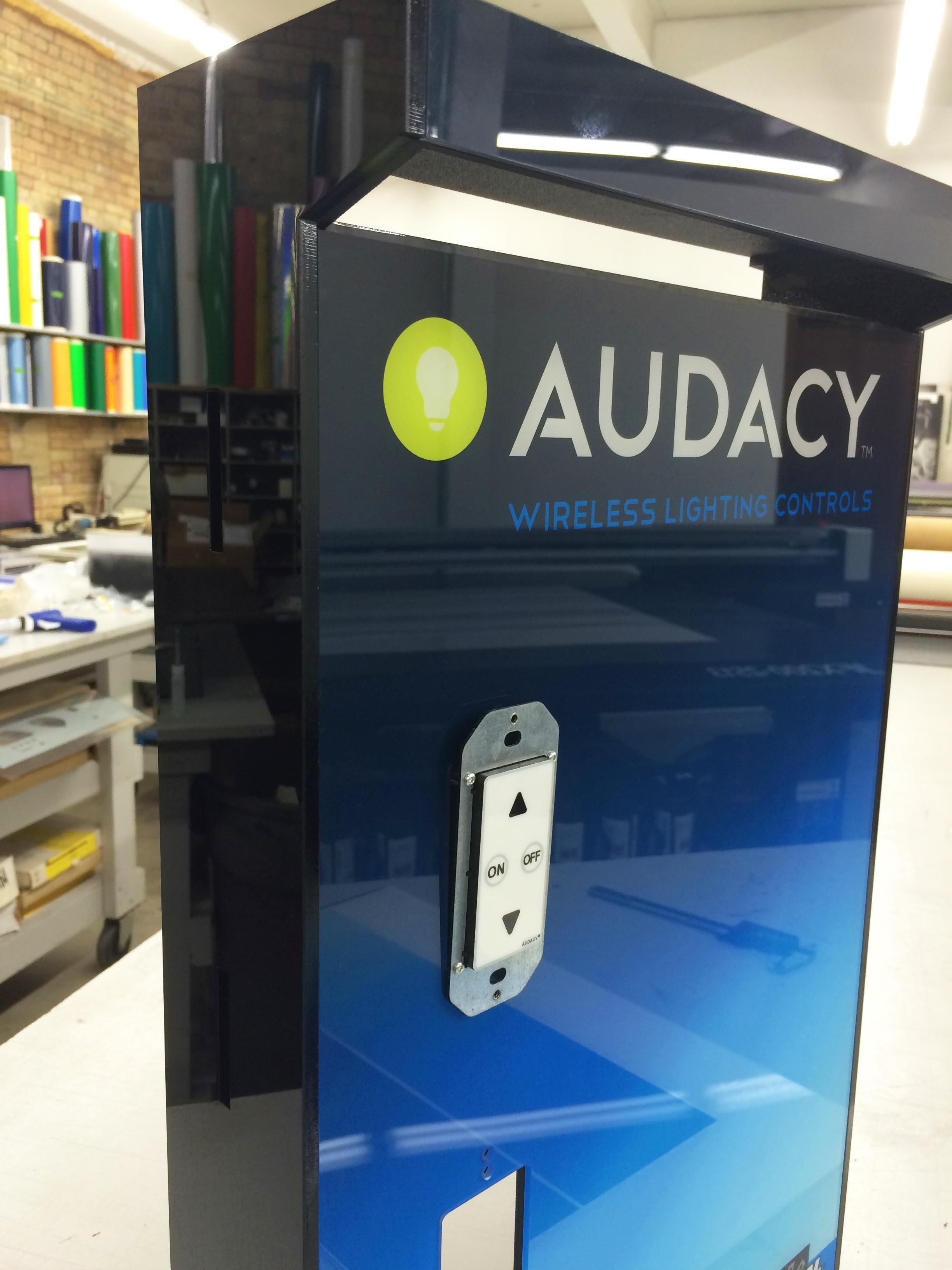 Acrylic Point-of-Purchase Display for Lighting Products